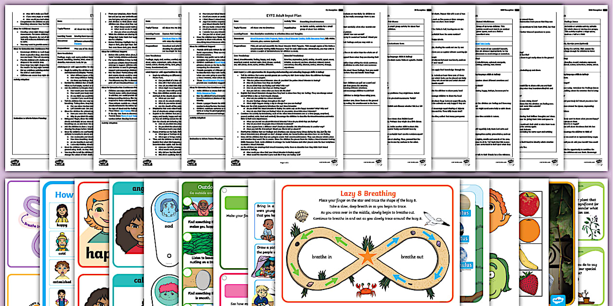EYFS My Emotions Adult Input Planning and Resource Pack