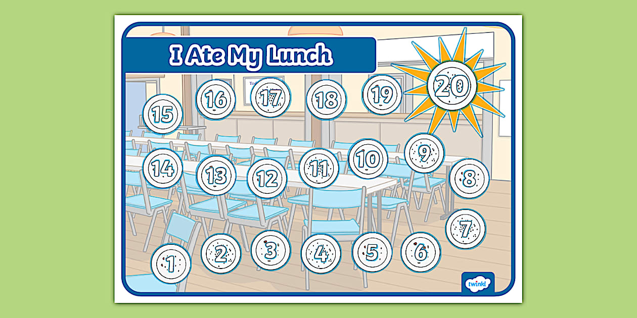 I Ate My Lunch Reward Chart - KS1 (teacher made) - Twinkl