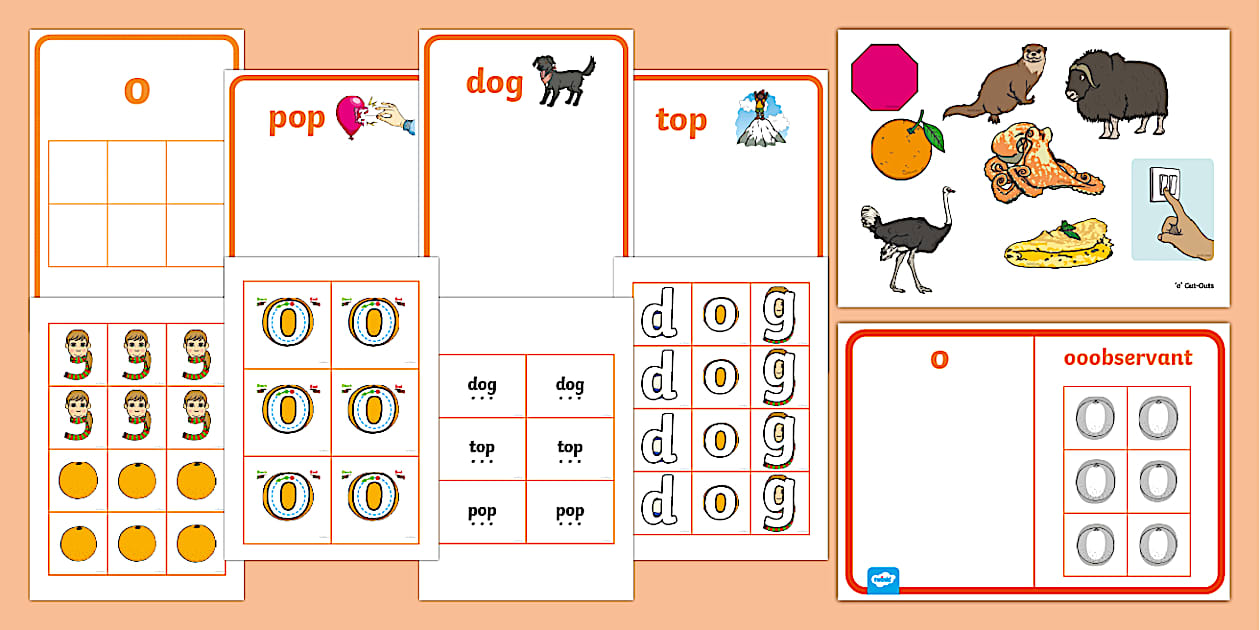 'o' - Level 2 Phonics SEND Workstation Pack (teacher made)