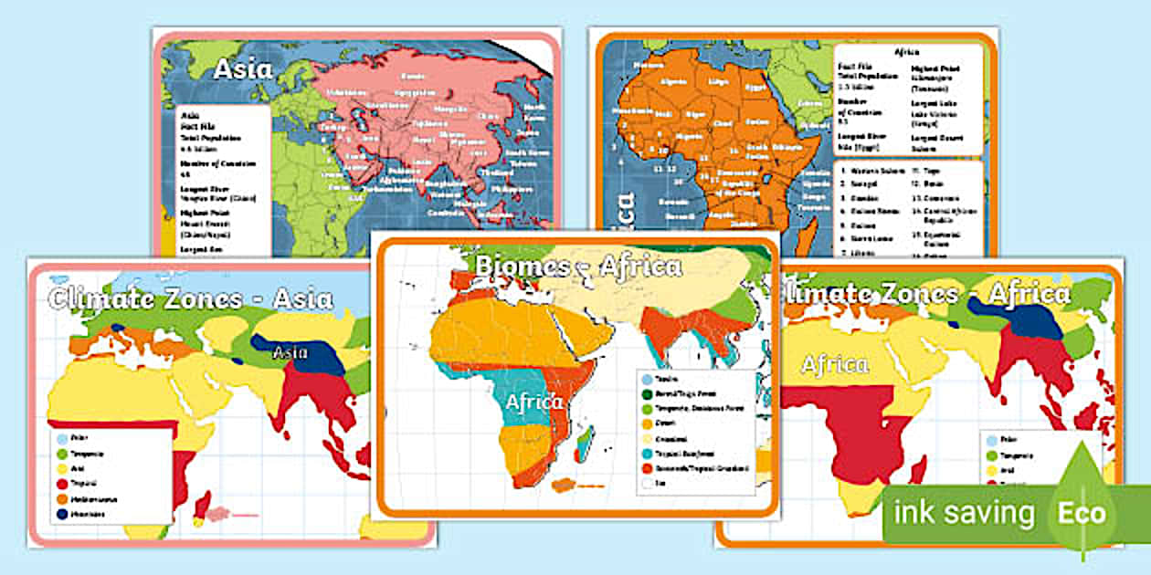 Continents for Kids Pack Twinkl