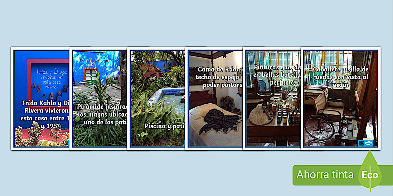 Fotografías: La casa azul de Frida Kahlo - Twinkl