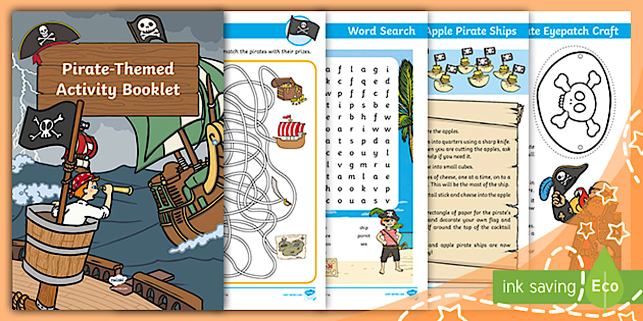 Pirate-Themed Activity Booklet (Teacher-Made) - Twinkl