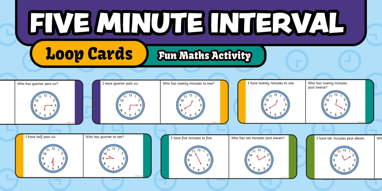 👉 Five Minute Interval Loop Cards