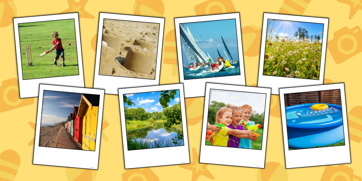 Summer Instant Photos Style Display Images - Twinkl