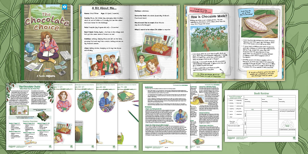 The Chocolate Choice School Book Club Resource Pack