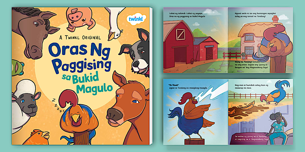 Oras Ng Paggising Sa Bukid Magulo e-Book | Grade 1 | Twinkl