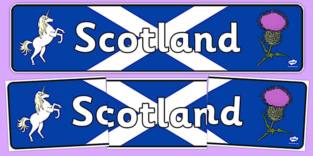 Scotland Role Play Display Banner (teacher made) - Twinkl