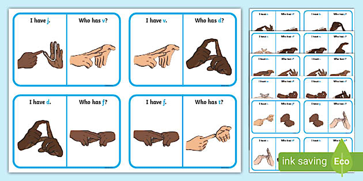 BSL Alphabet Signs Card Game | Inclusion | Twinkl - Twinkl