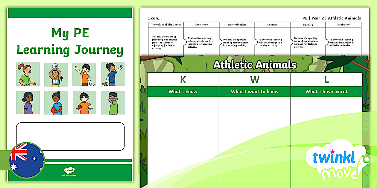 Move PE: Year 2: Athletic Animals Assessment Pack - Twinkl