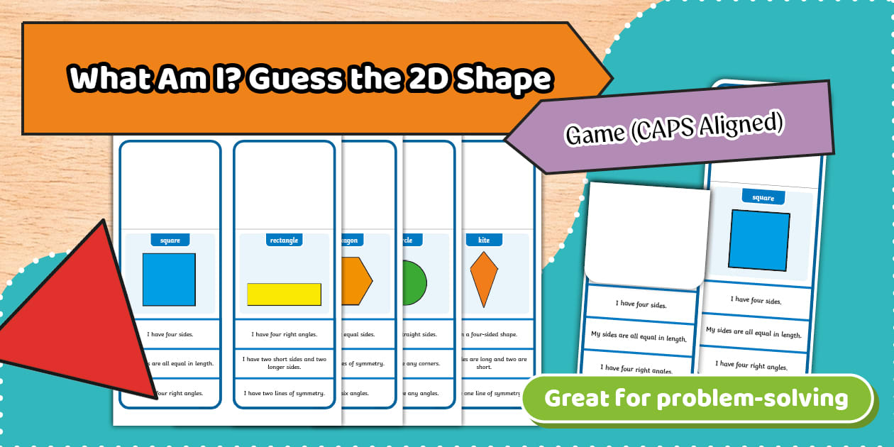 * NEW * What Am I? Guess the 2D Shape Game