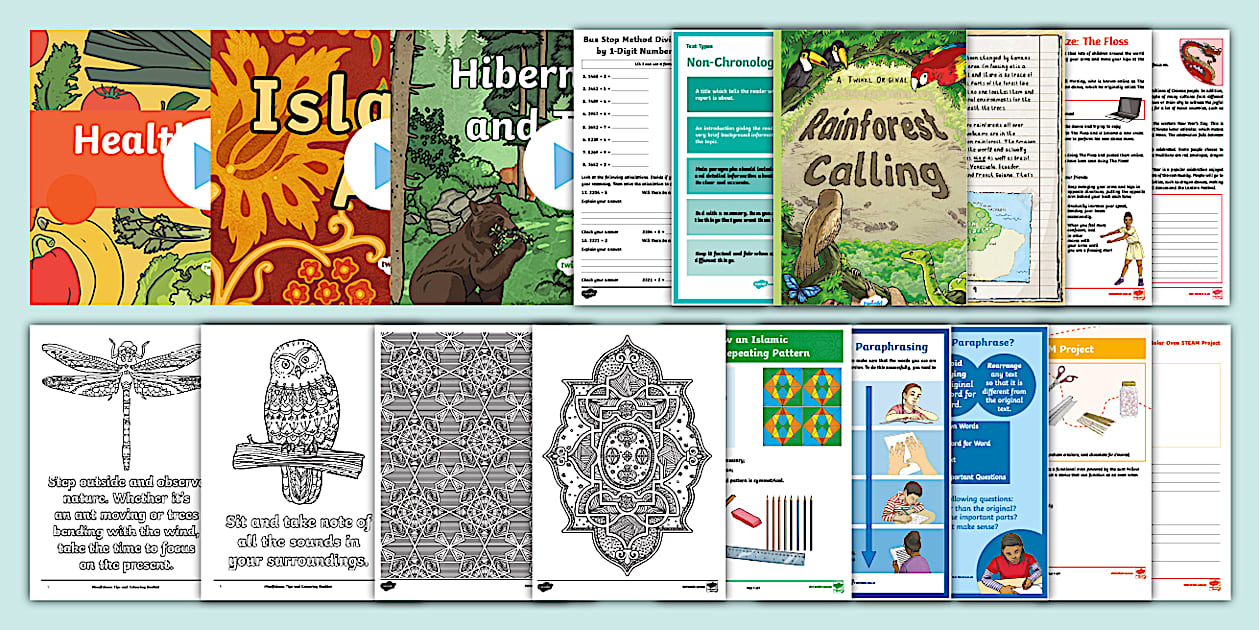 Year 5 Term 4 Week 6 Remote Home Learning Pack