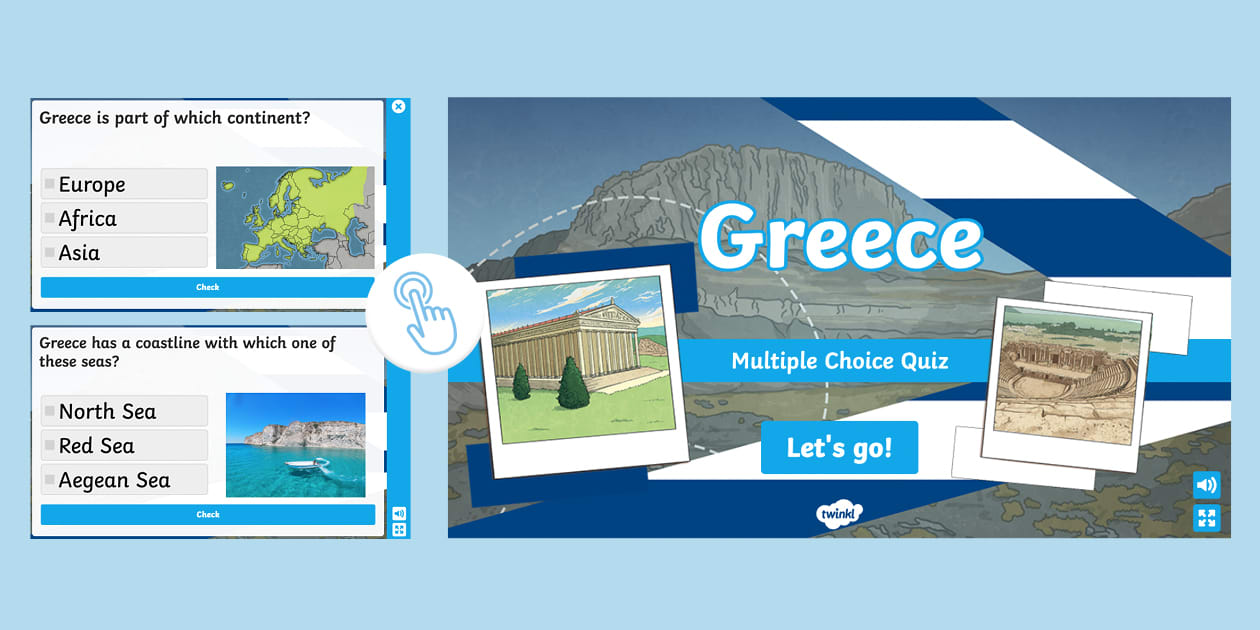 * NEW * KS2 Greece Interactive Quiz (teacher made) - Twinkl