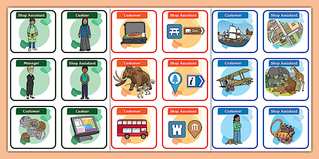 Tourist Information Role Play Badges (teacher made) - Twinkl