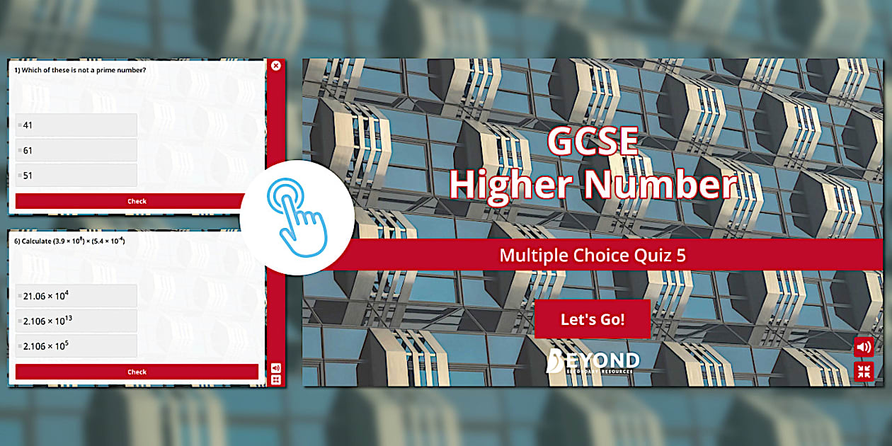 Higher Multiple Choice Questions: Number Set 5 | KS4 Maths
