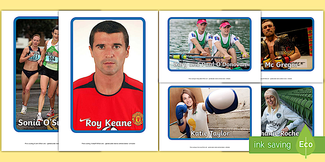 Irish Sports Stars Display Pack (teacher made) - Twinkl
