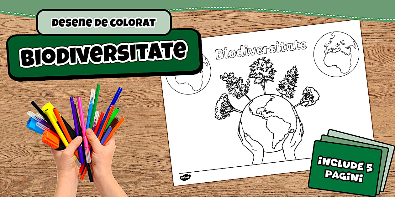 Biodiversitate – Desene de colorat