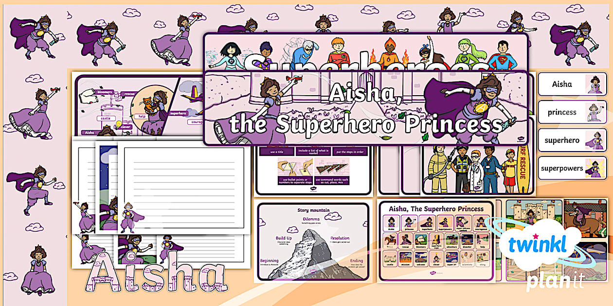 Superheroes: Aisha, The Superhero Princess Display Pack Y2