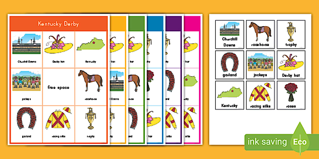 Kentucky Derby Bingo Game | Printables | Twinkl USA - Twinkl