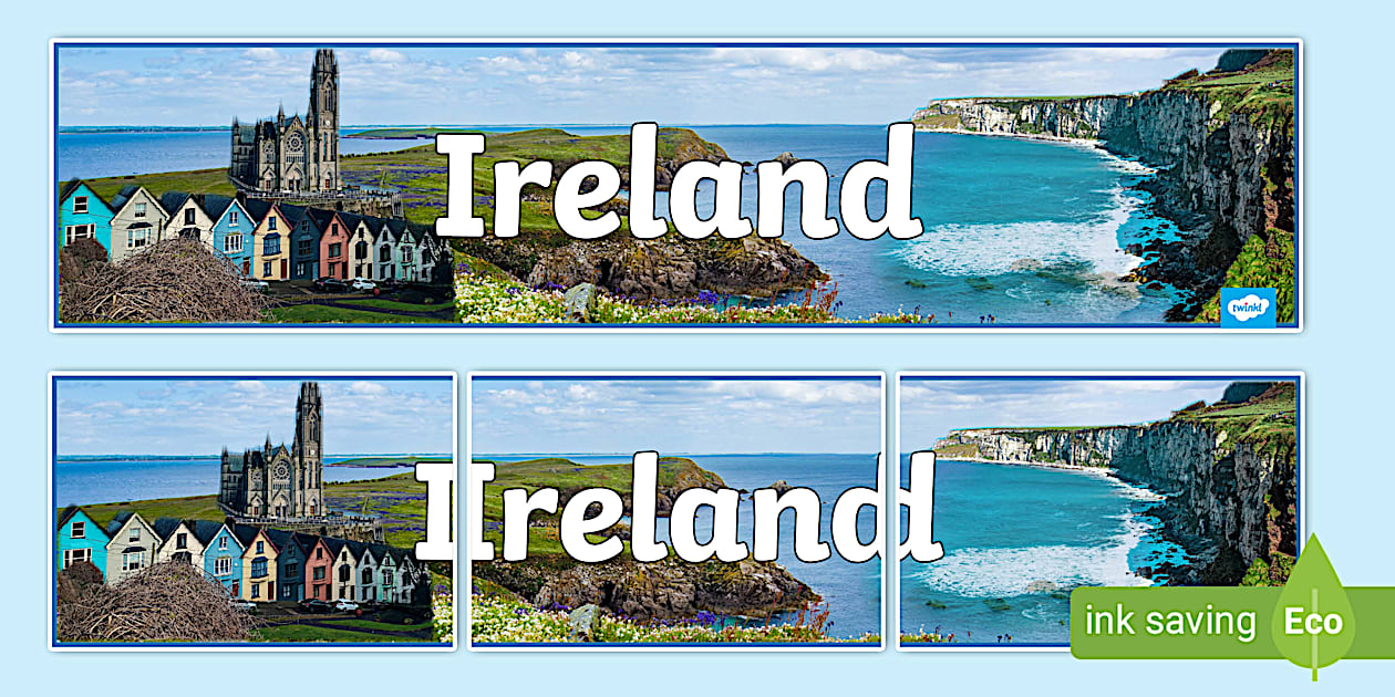 Ireland Photo Display Banner (Hecho por educadores) - Twinkl