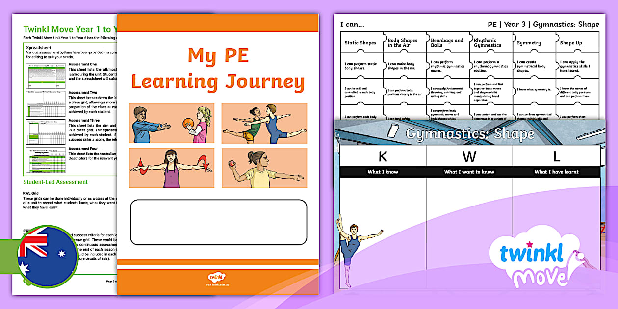 Summative Assessment For PE | Move Year 3 (teacher made)