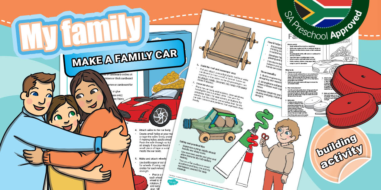 Preschool: My Family: Family Car (STEM)