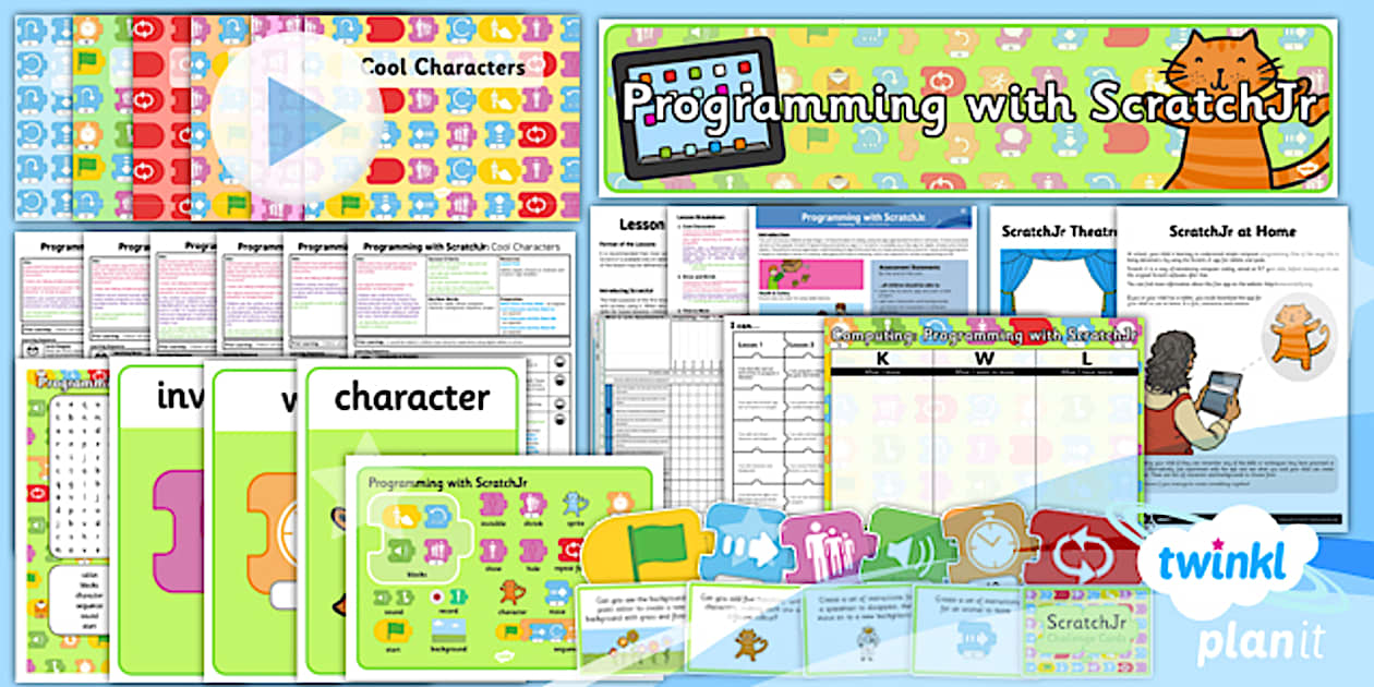FREE! - Computing: Programming with ScratchJr Year 1 Unit Pack