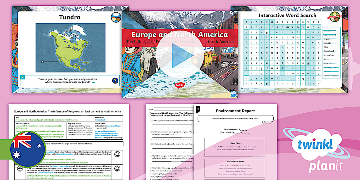 Year 5 HASS Geography Europe and North America Lesson 8
