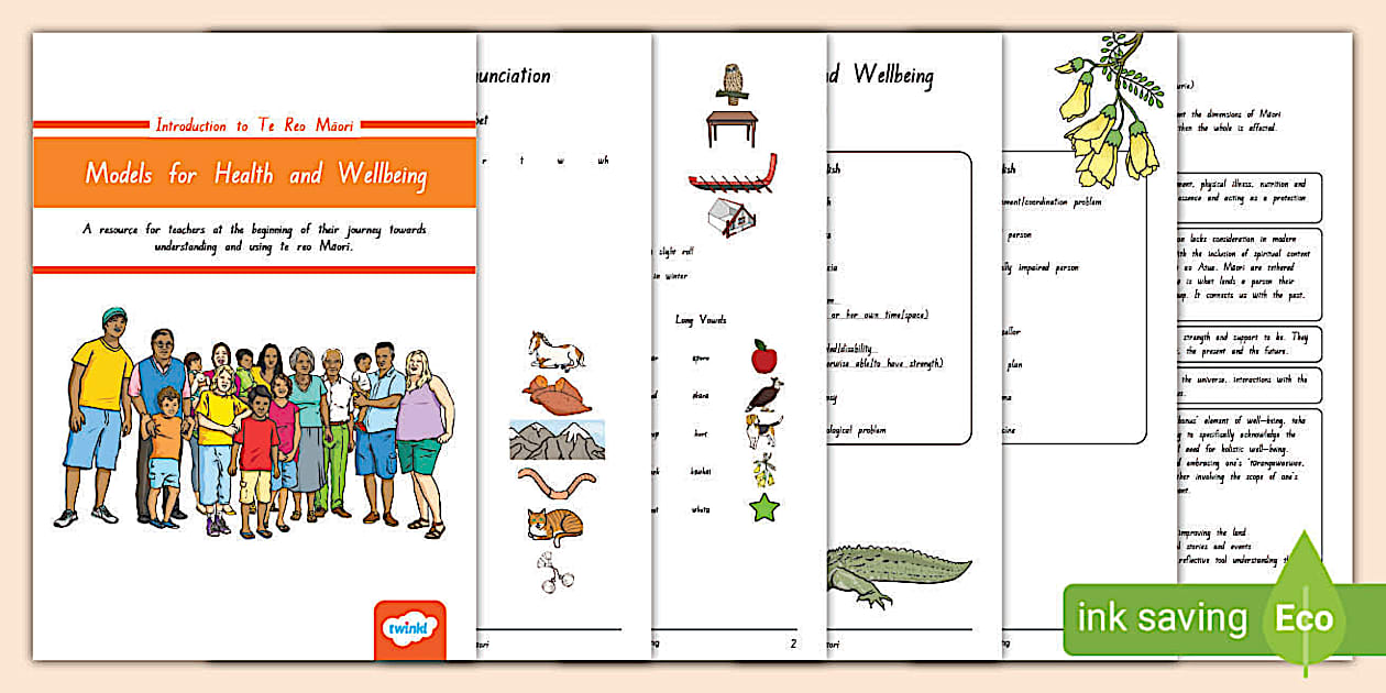Introduction to Te Reo Māori Wellbeing Booklet | Twinkl NZ