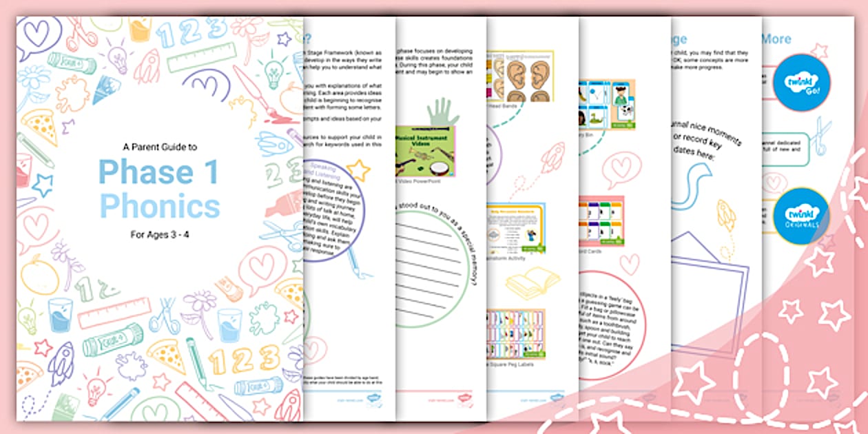 A Parent Guide to Phase 1 Phonics (Ages 3 - 4) - Twinkl