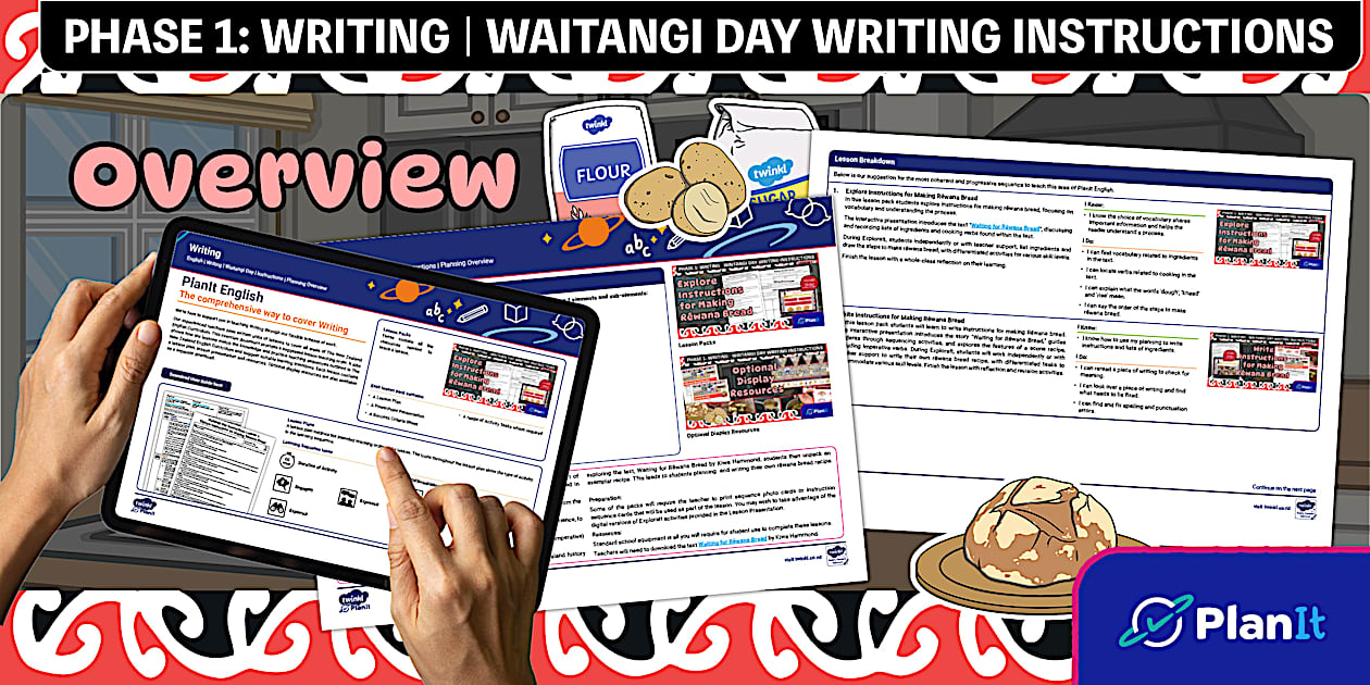 Phase 1 Writing: Waitangi Day Instructions Overview