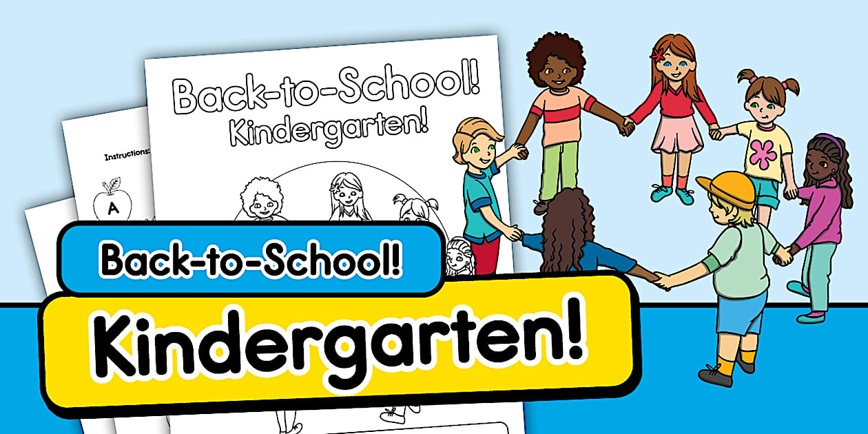 Kindergarten Back-to-School Activity Booklet