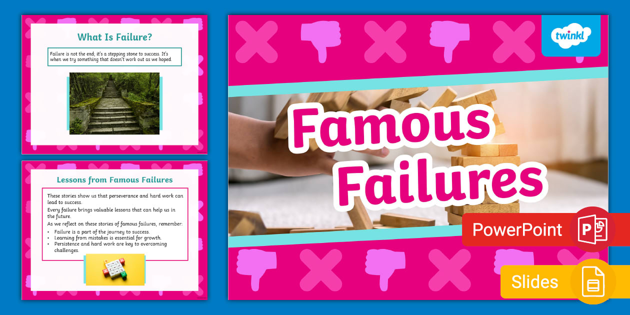 Famous Failures! PowerPoint & Google Slides for 3rd-5th