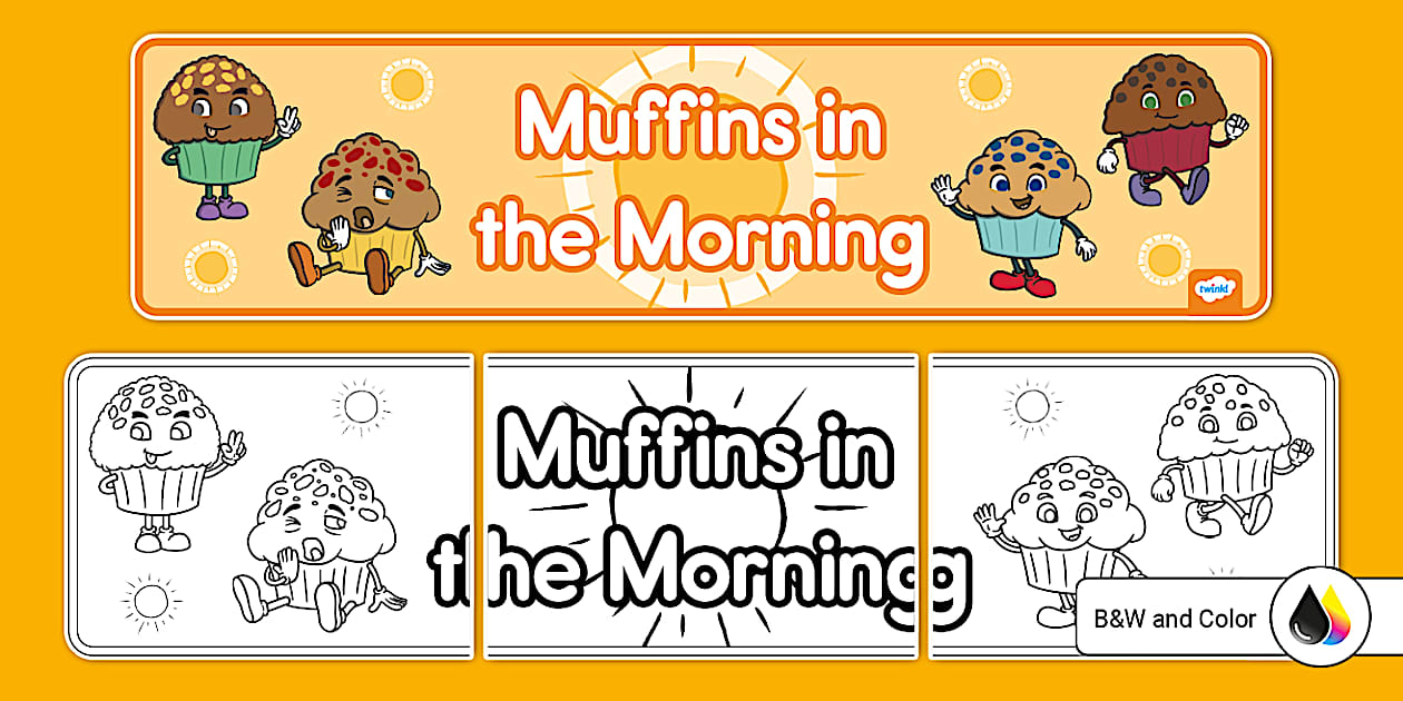 Muffins in the Morning Banner (teacher made) - Twinkl