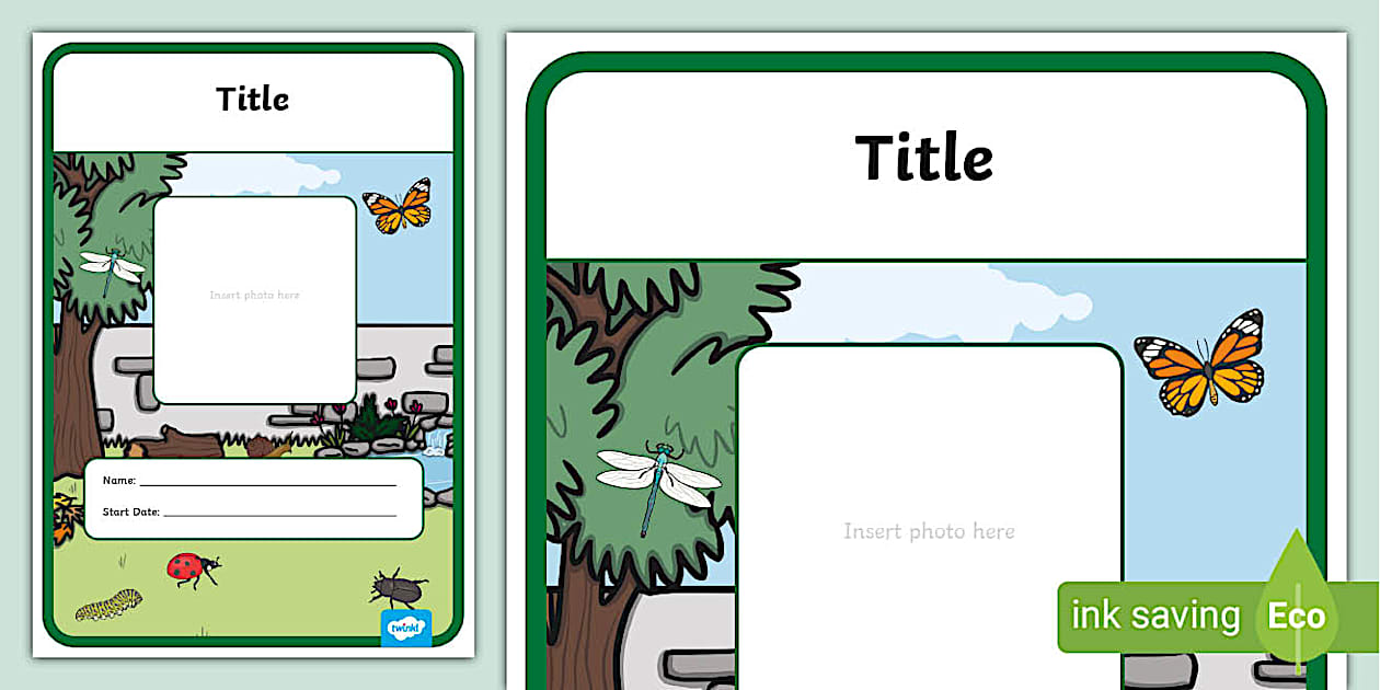 EYFS Editable Minibeast-Themed Learning Journey Front Cover