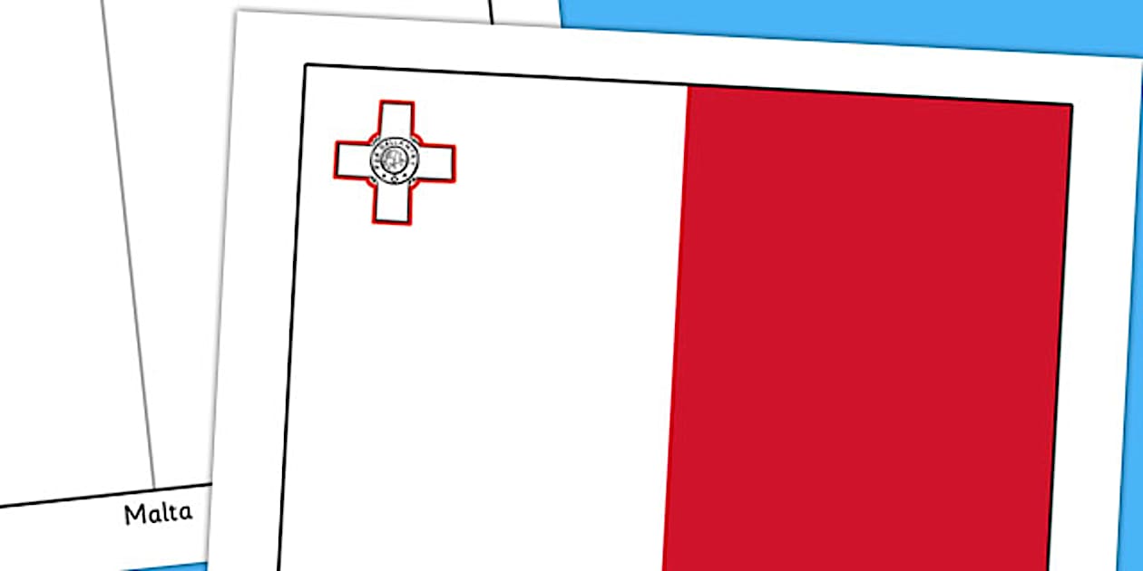 Malta Flag Display Poster | Primary Resources (teacher made)