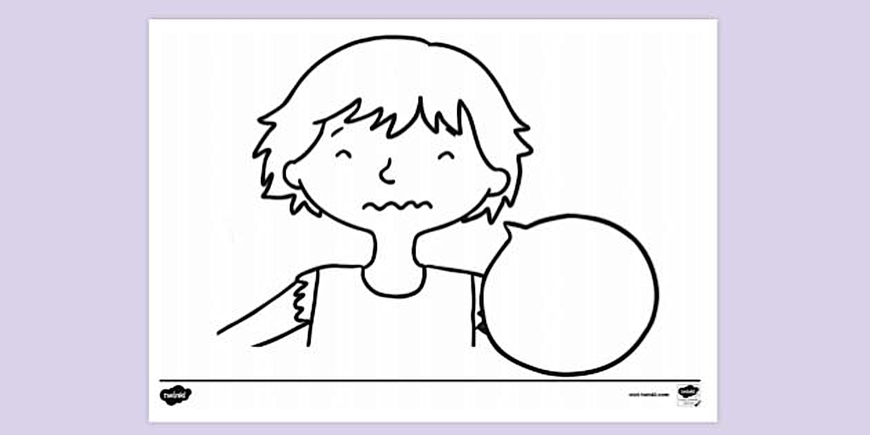 Too New Colouring Sheet (Teacher-Made) - Twinkl