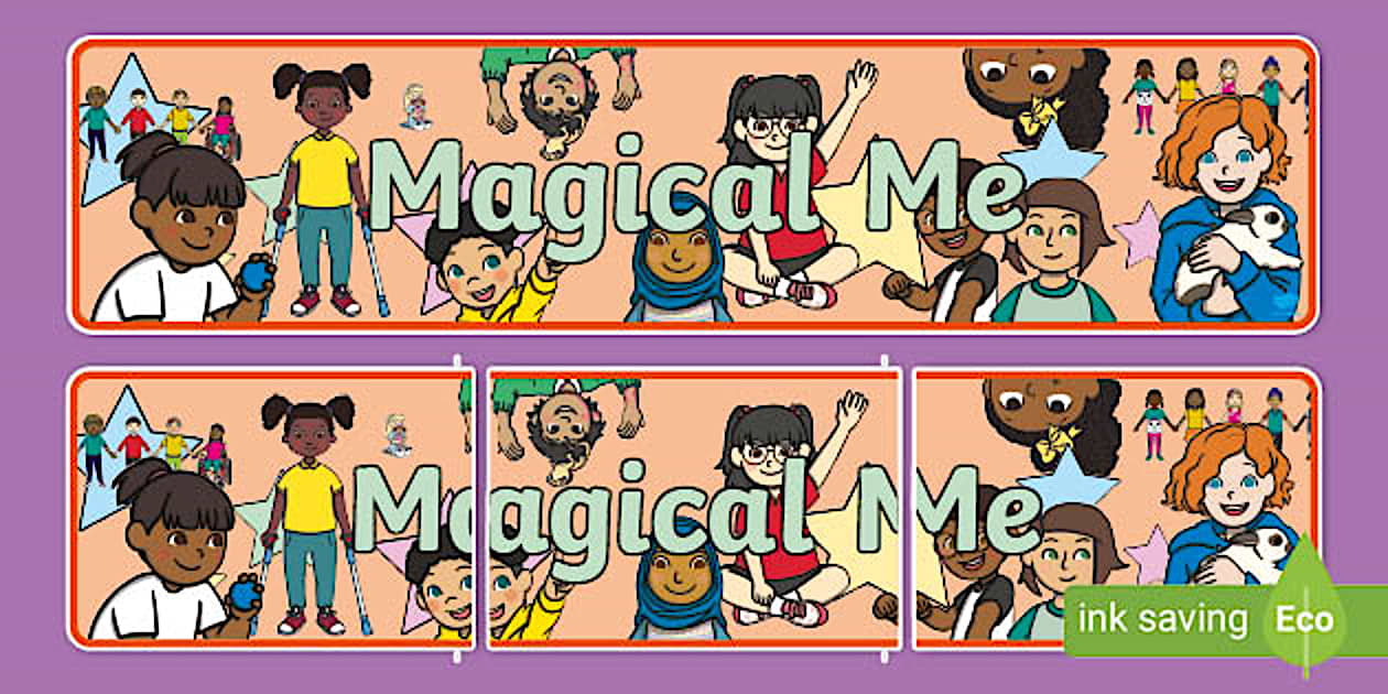 Magical Me Display Banner (teacher made) - Twinkl