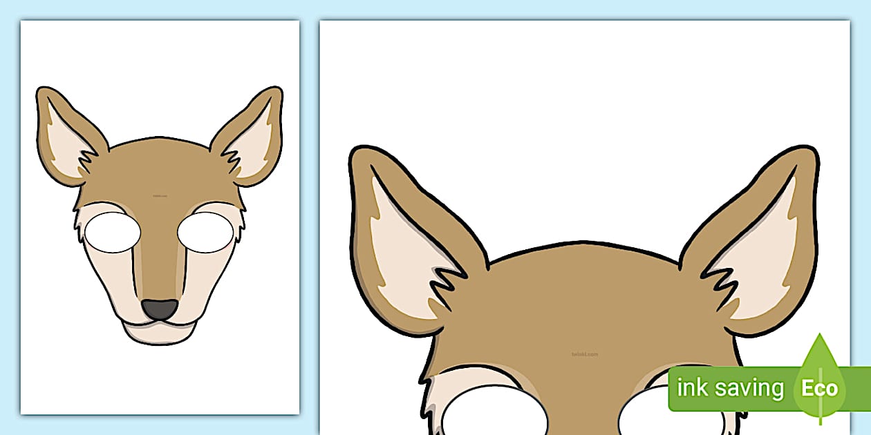 Deer Role-Play Mask - KS1 - EYFS - Imaginative Play - Twinkl