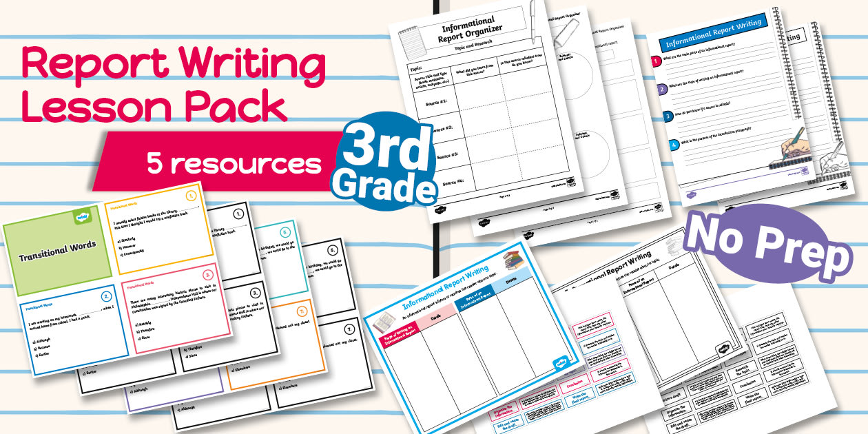 Information Report Writing Pack for 3rd Grade | Twinkl USA