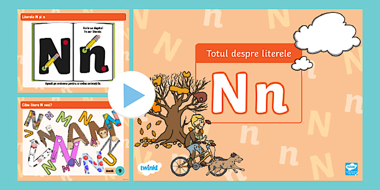 Totul despre litera N – Prezentare PowerPoint - Twinkl