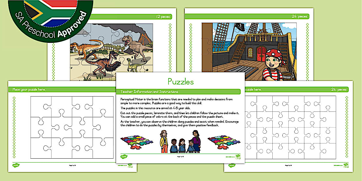 Puzzles: Ages 4-5 (teacher made) - Twinkl