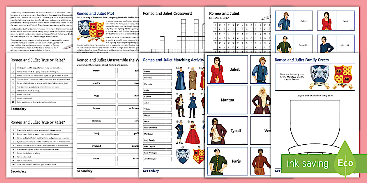 Shakespeare's 'Romeo and Juliet' for LA Pupils Resource Pack - Secondary