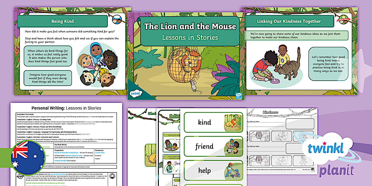 Foundation The Lion and the Mouse Personal Writing Lesson 1