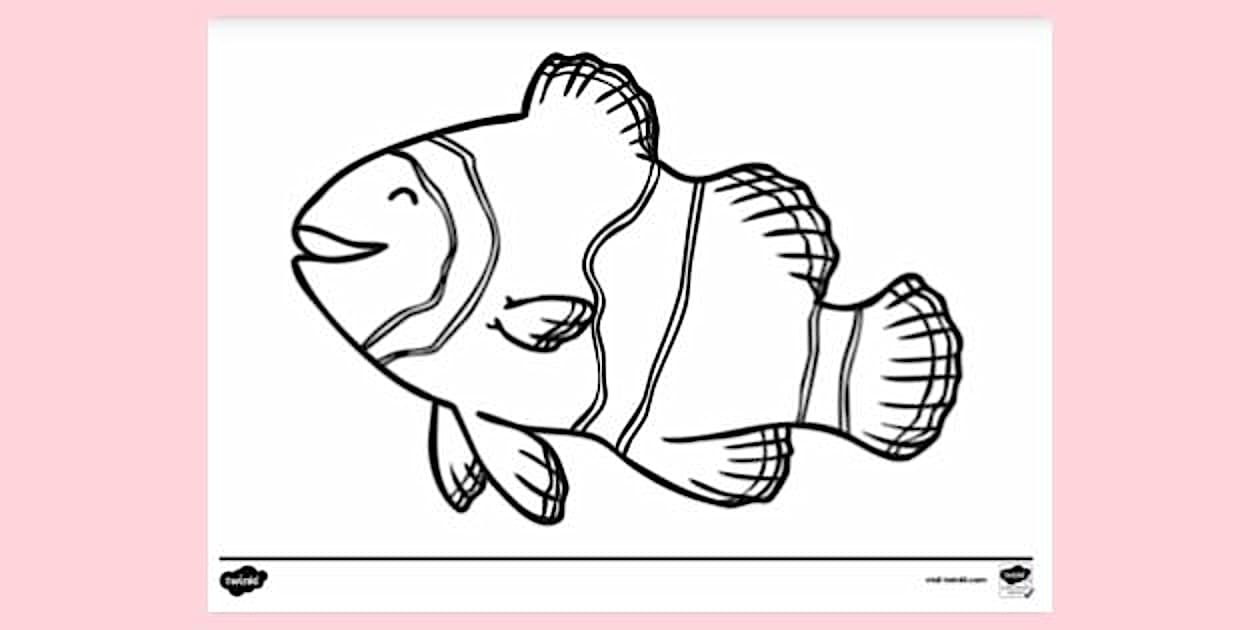 Image of Fish Colouring Sheet | Colouring Sheets - Twinkl