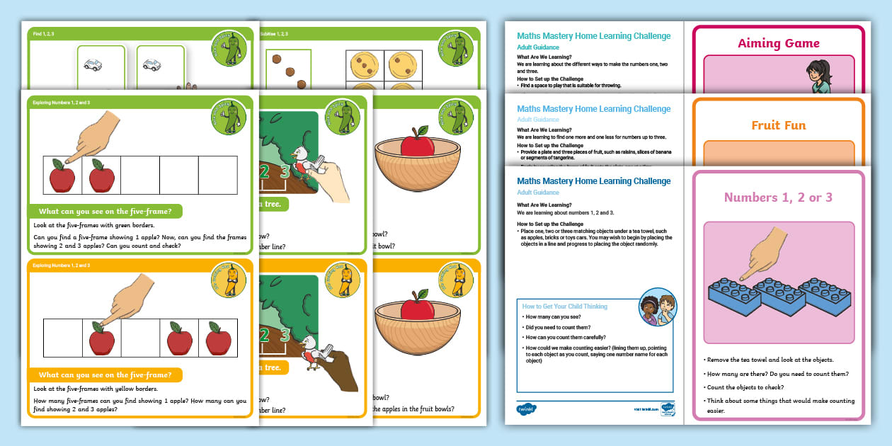 👉 EYFS Maths Challenges: White Rose Maths It's Me 1, 2, 3!