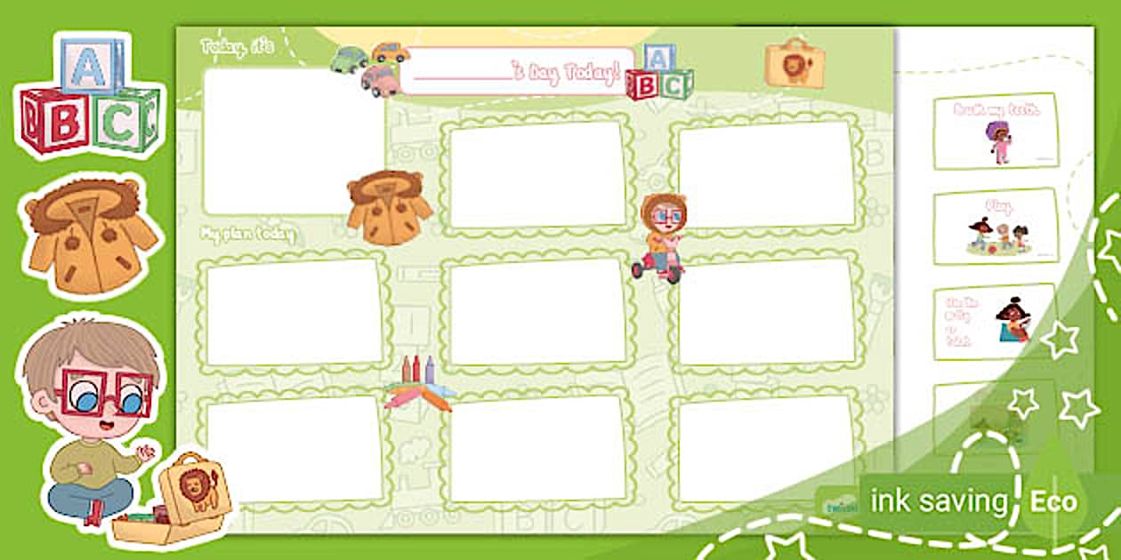 Leo Starts Nursery: My Visual Timetable (teacher made)