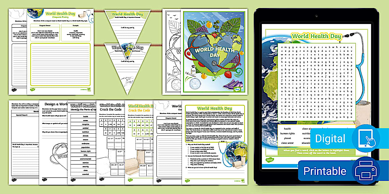 World Health Day Activities for Grades 3-5 | Twinkl - Twinkl