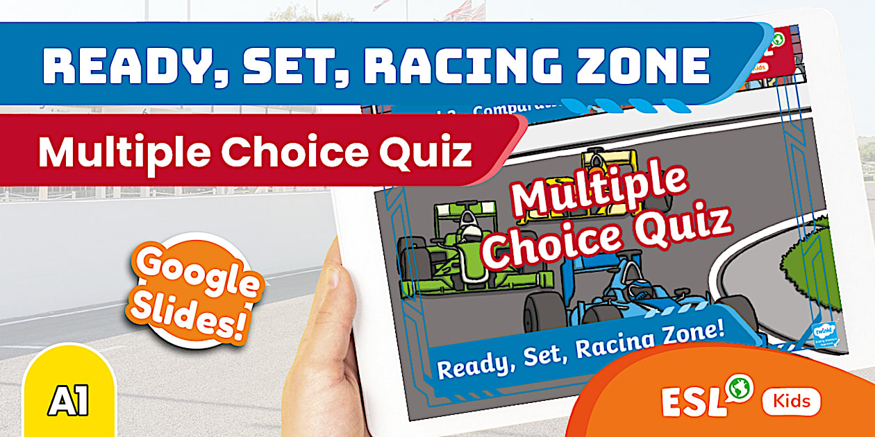 ESL Racing Zone Level 3 Quiz {Comparatives}