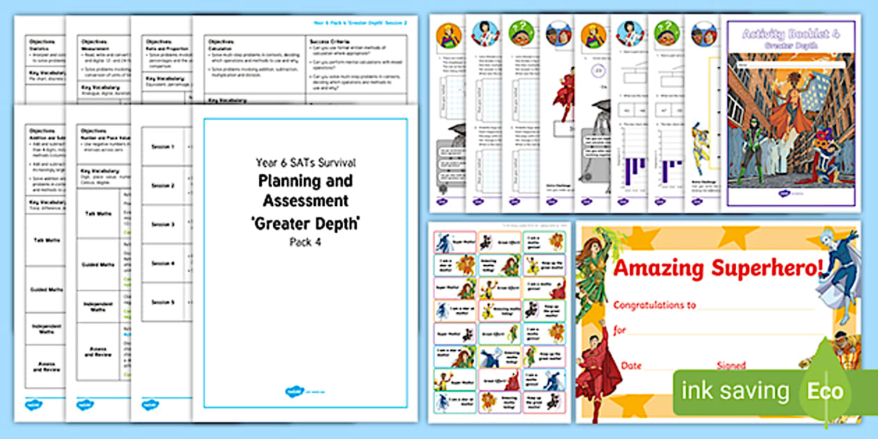 Year 6 SATs Survival: Greater Depth Maths Intervention Booster Pack 4