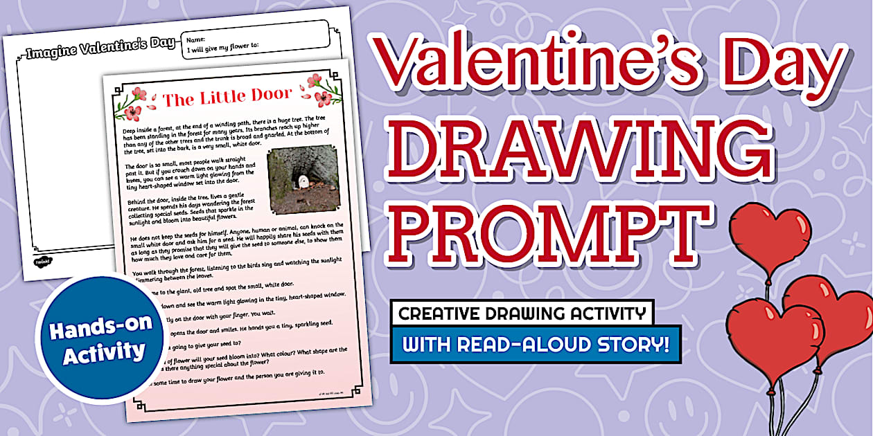 Valentine's Day Drawing Prompt